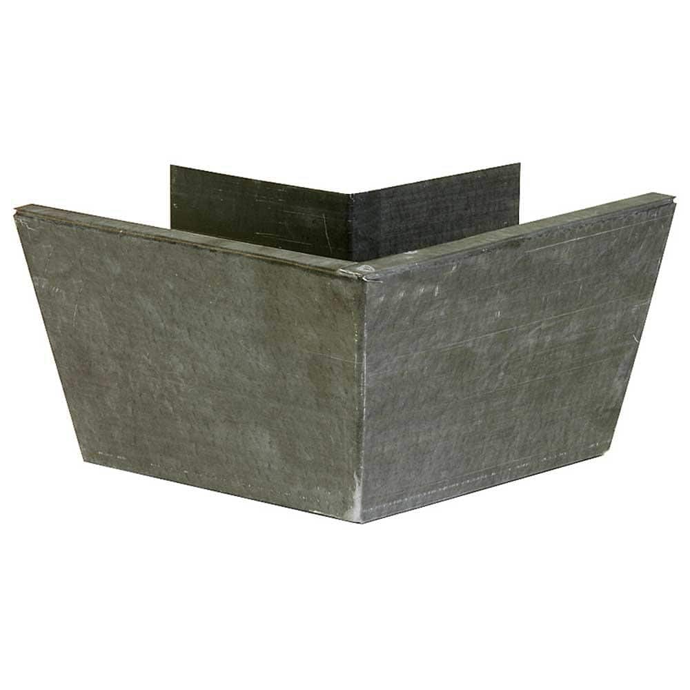 Gibraltar Building Products 4 in. Bonderized Steel Fascia Gutter ...