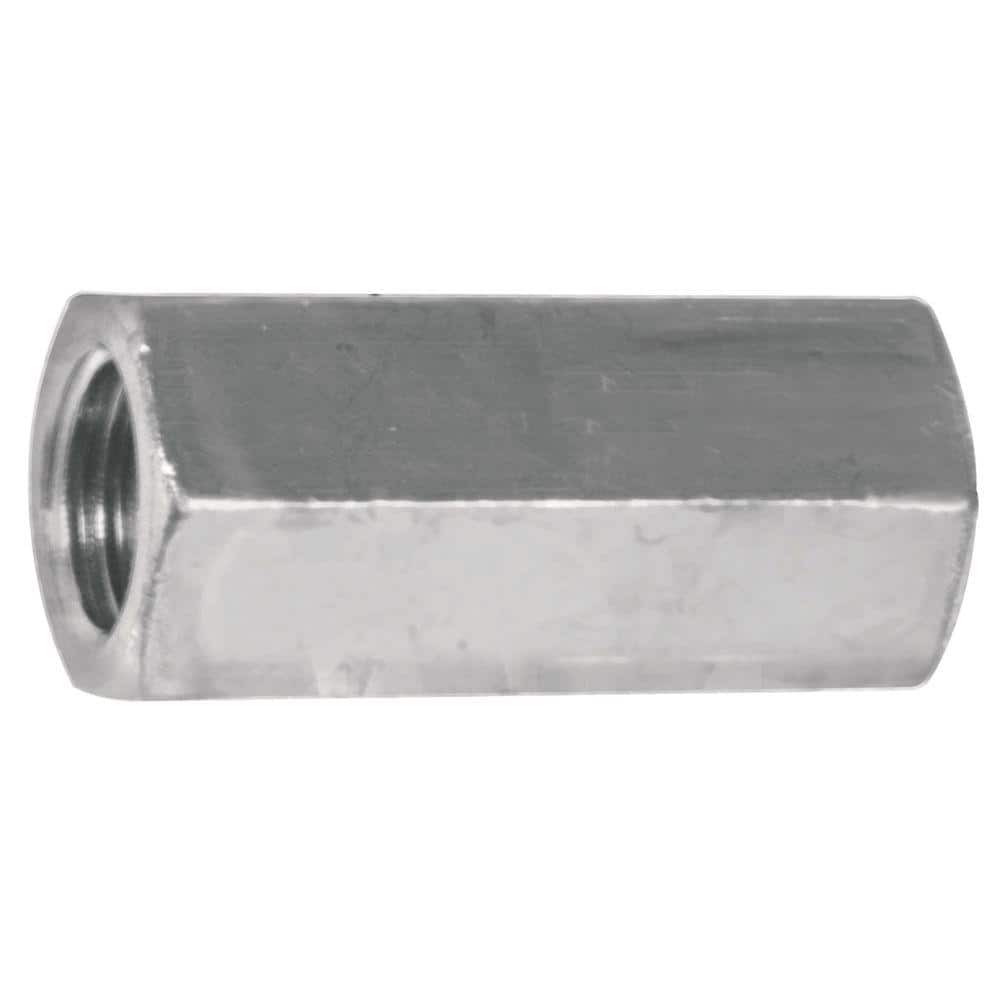 Hillman 1/2-13 in. Coarse Steel Rod Coupling Nut 881653 - The Home Depot