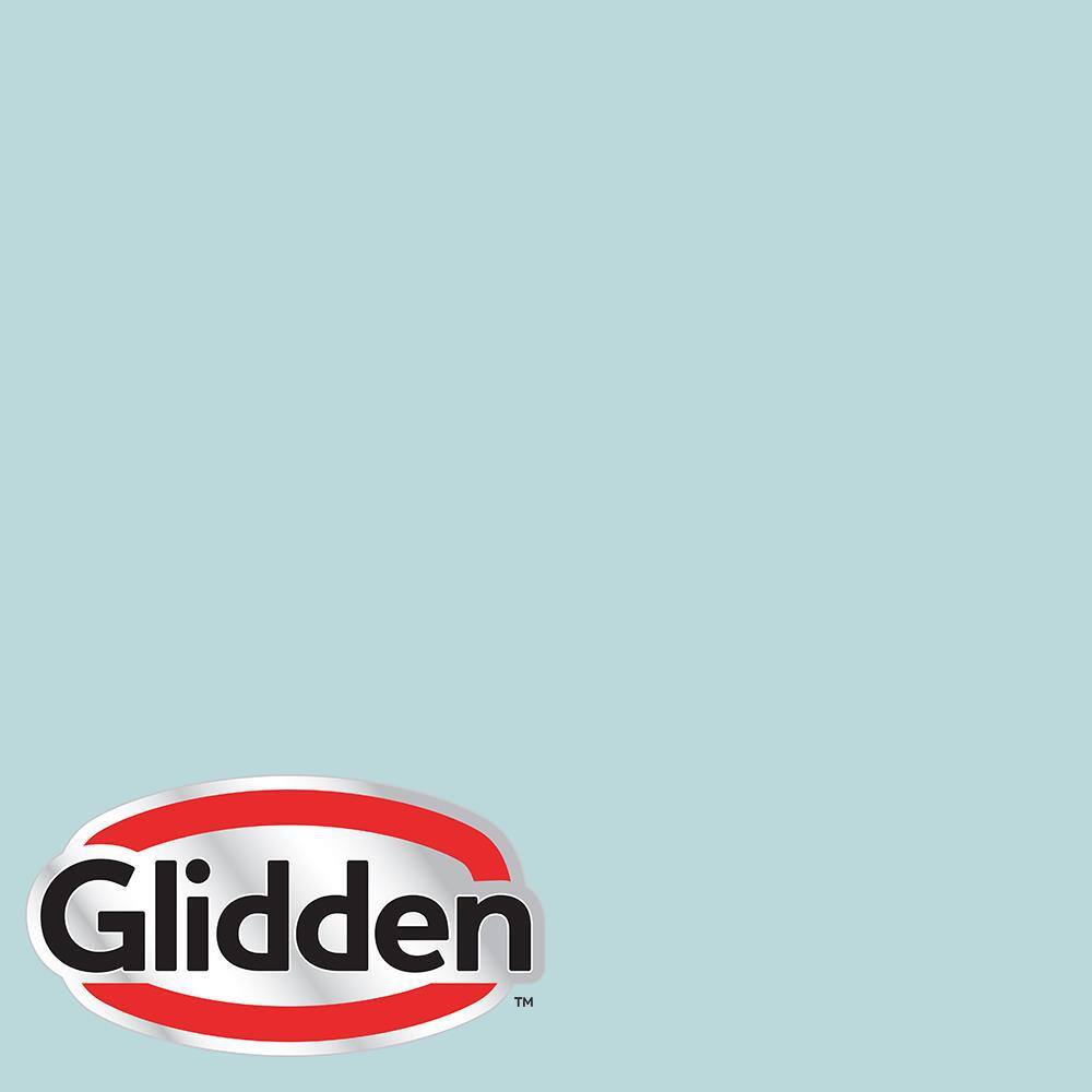 Glidden Essentials 5 gal. #HDGB31D Biscayne Blue Semi-Gloss Exterior ...