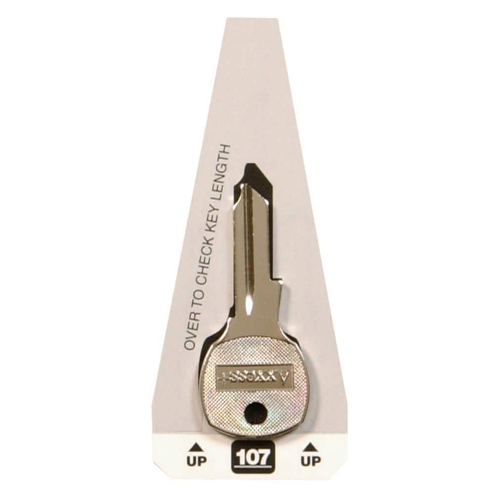 Hillman #107 Brass Key Blank 88093 - The Home Depot