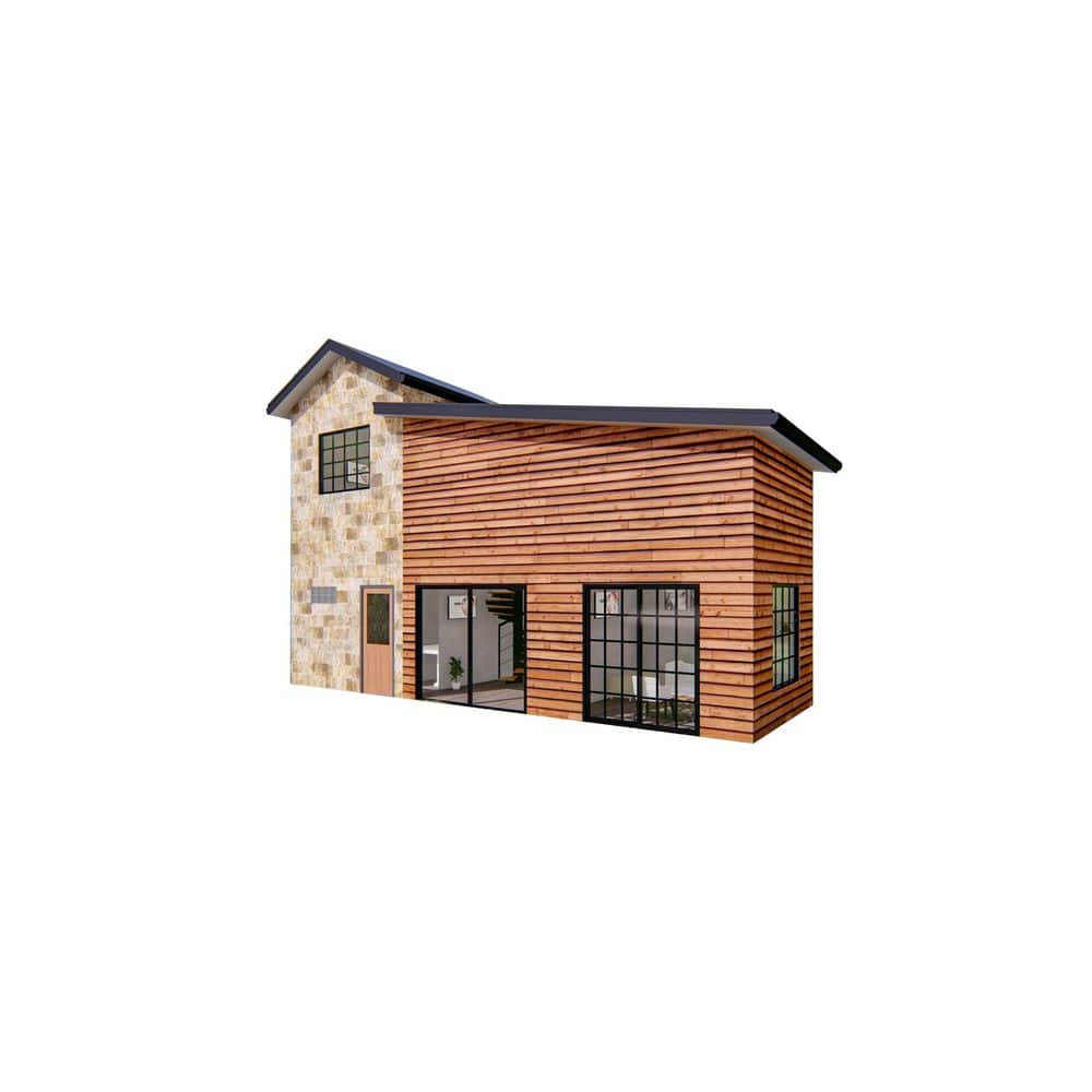 Buy Rose Cottage 2 Beds 444.3 sq. ft. Tiny Small Home Steel Frame ...