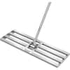 VIVOSUN 72 in. x 30 in. x 10 in. Stainless Steel Lawn Leveling Rake ...