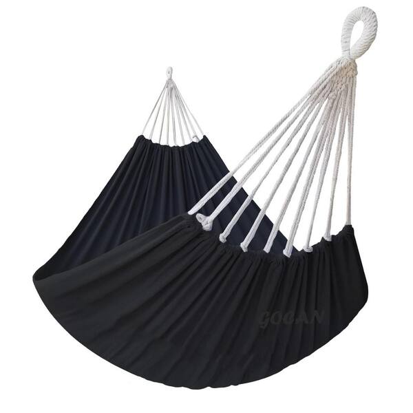 Angel Sar 11 ft. Black Double Hammock 2 Person Extra Large, Load ...
