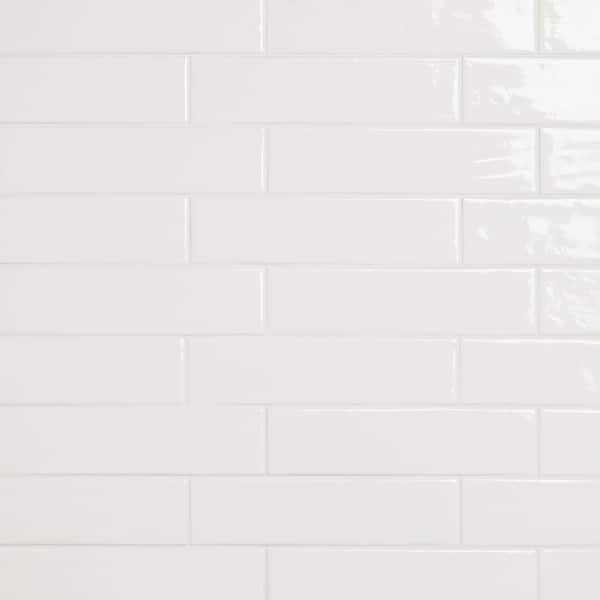 2x6 White Ceramic Tile