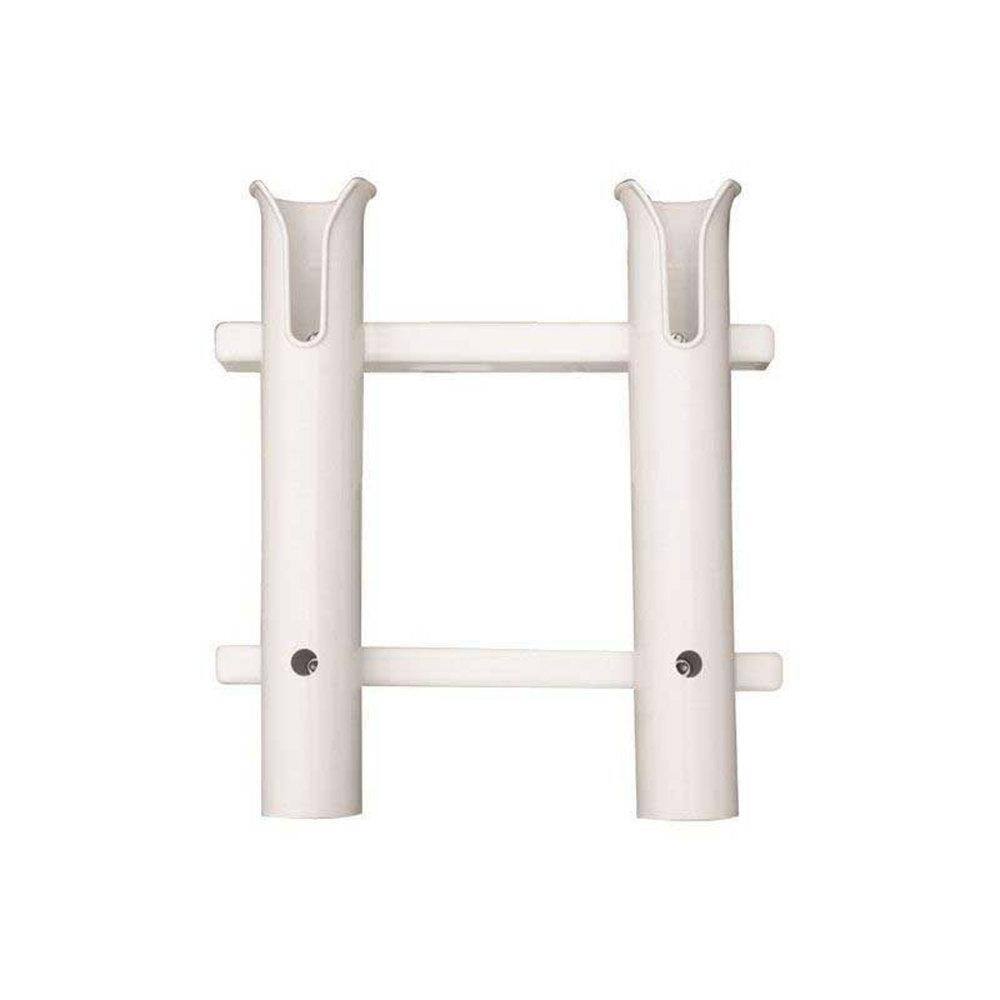 TACO Marine 2-Rod Deluxe Poly Rod Rack - White P03-062W
