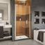 DreamLine Elegance-LS 43 - 45 in. W x 72 in. H Frameless Pivot Shower ...