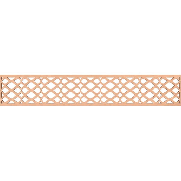 Ekena Millwork Somerset Fretwork 0.25 in. D x 46.625 in. W x 8 in. L ...
