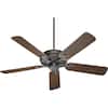Quorum International Pinnacle 52 in. Indoor Oiled Bronze Ceiling Fan ...