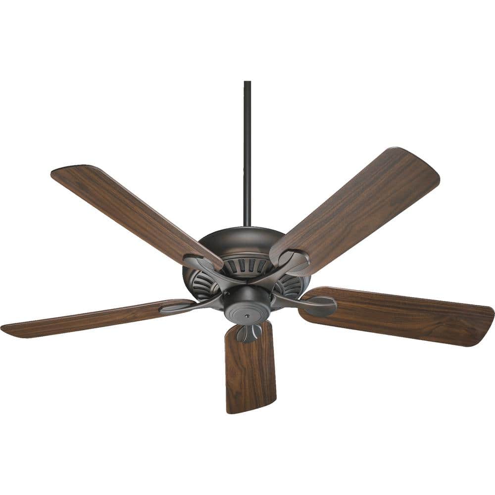 Quorum INTERNATIONAL Pinnacle 52 in. Indoor Oiled Bronze Ceiling Fan ...
