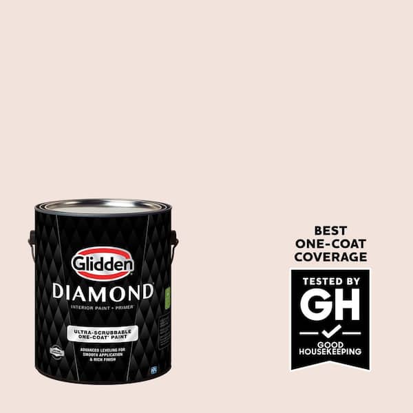 Glidden Diamond 1 gal. PPG1191-2 Peach Tone Ultra-Flat Interior Paint ...