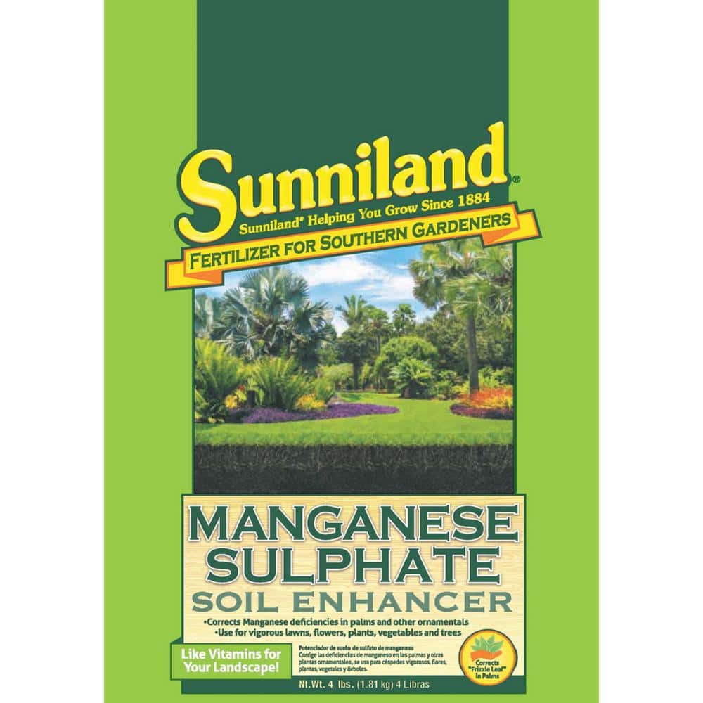 Sunniland 4 lbs. Manganese Sulphate Soil Enhancer 124616 - The Home Depot