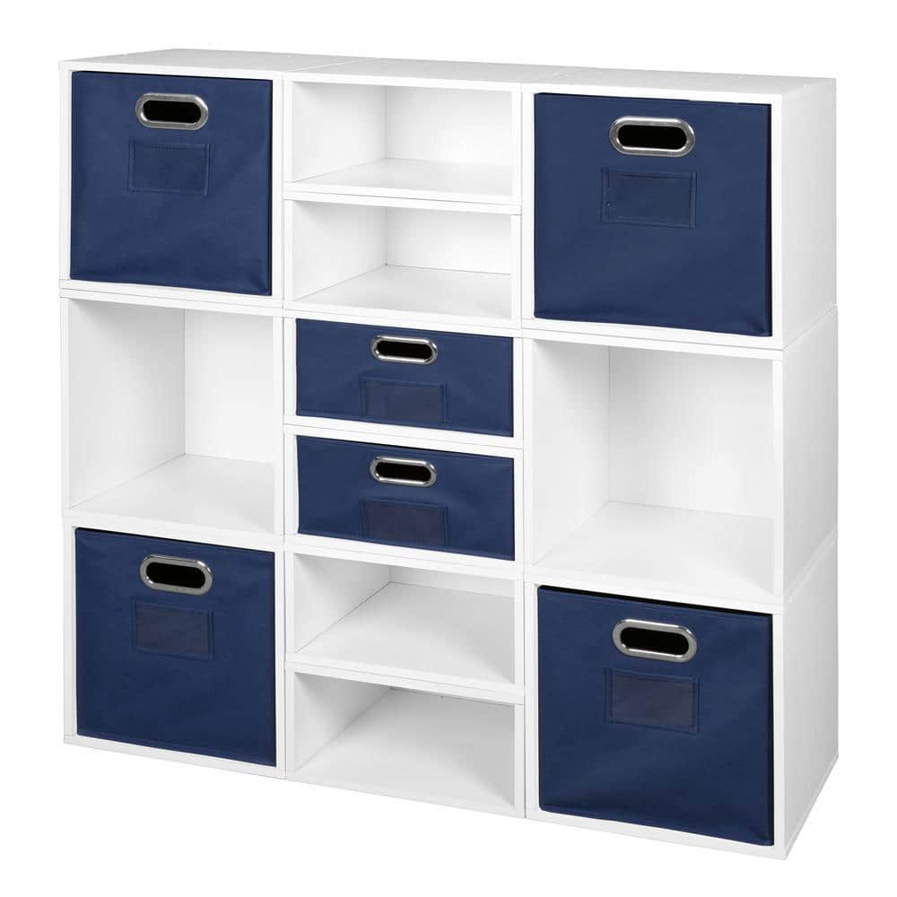 Reviews for Regency 39 in. H x 39 in. W x 13 in. D White Wood 12-Cube ...