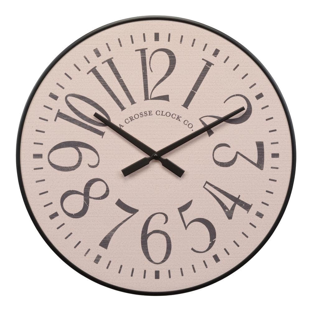La Crosse Clock 21 in. Alice Analog Quartz Wall Clock 404-3053 - The ...