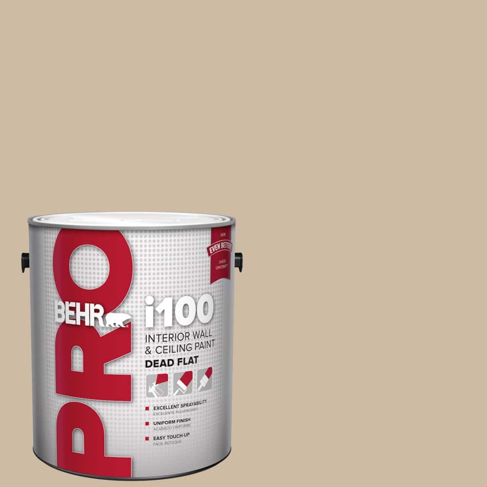 BEHR PRO 1 gal. #710C-3 Gobi Desert Dead Flat Interior Paint PR10501 ...