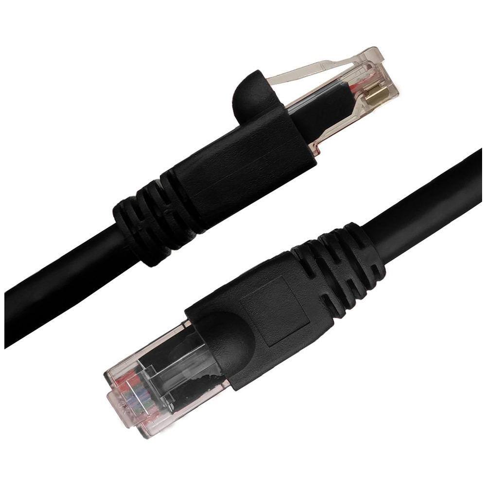 NTW 3 ft. Cat6a Snagless Unshielded (UTP) Network Patch Cable, Black ...