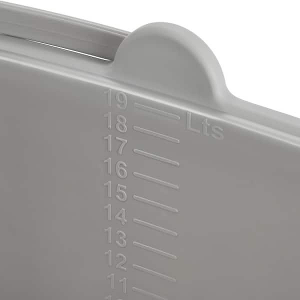 HDX 20 qt. Rolling Bucket 482109 - The Home Depot