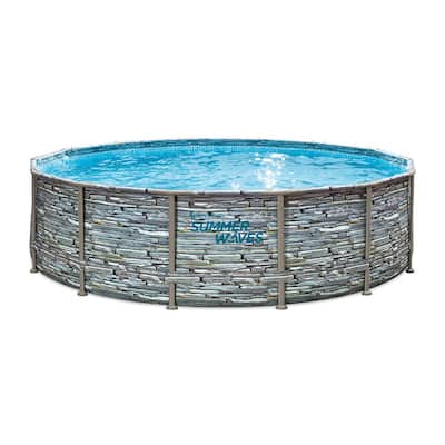 Round-14 ft. - Above Ground Pools - Pools - The Home Depot