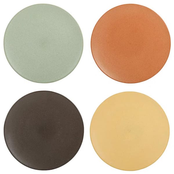 GIBSON ELITE Capetown 4 Piece 10.25 in. Stoneware Dinner Plate Set in ...