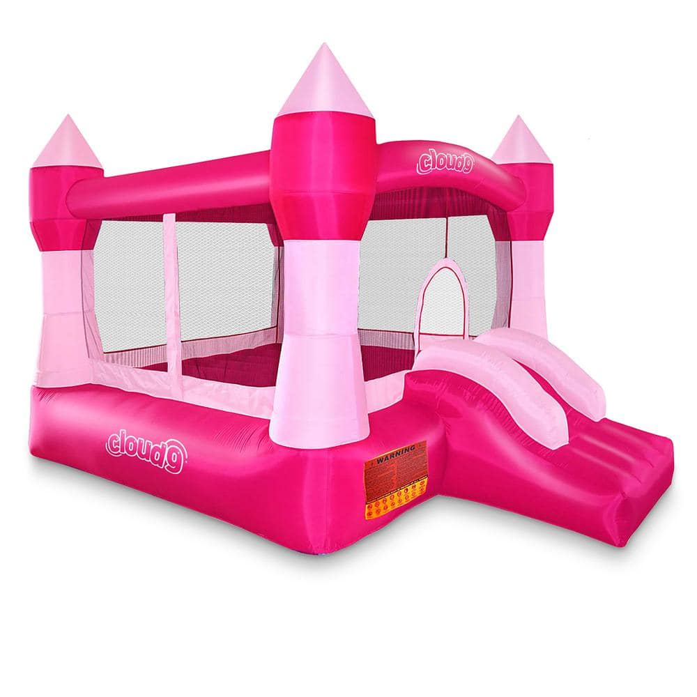 CLOUD9 Cloud 9 Princess Bounce House with Stakes and Repair Patches ...