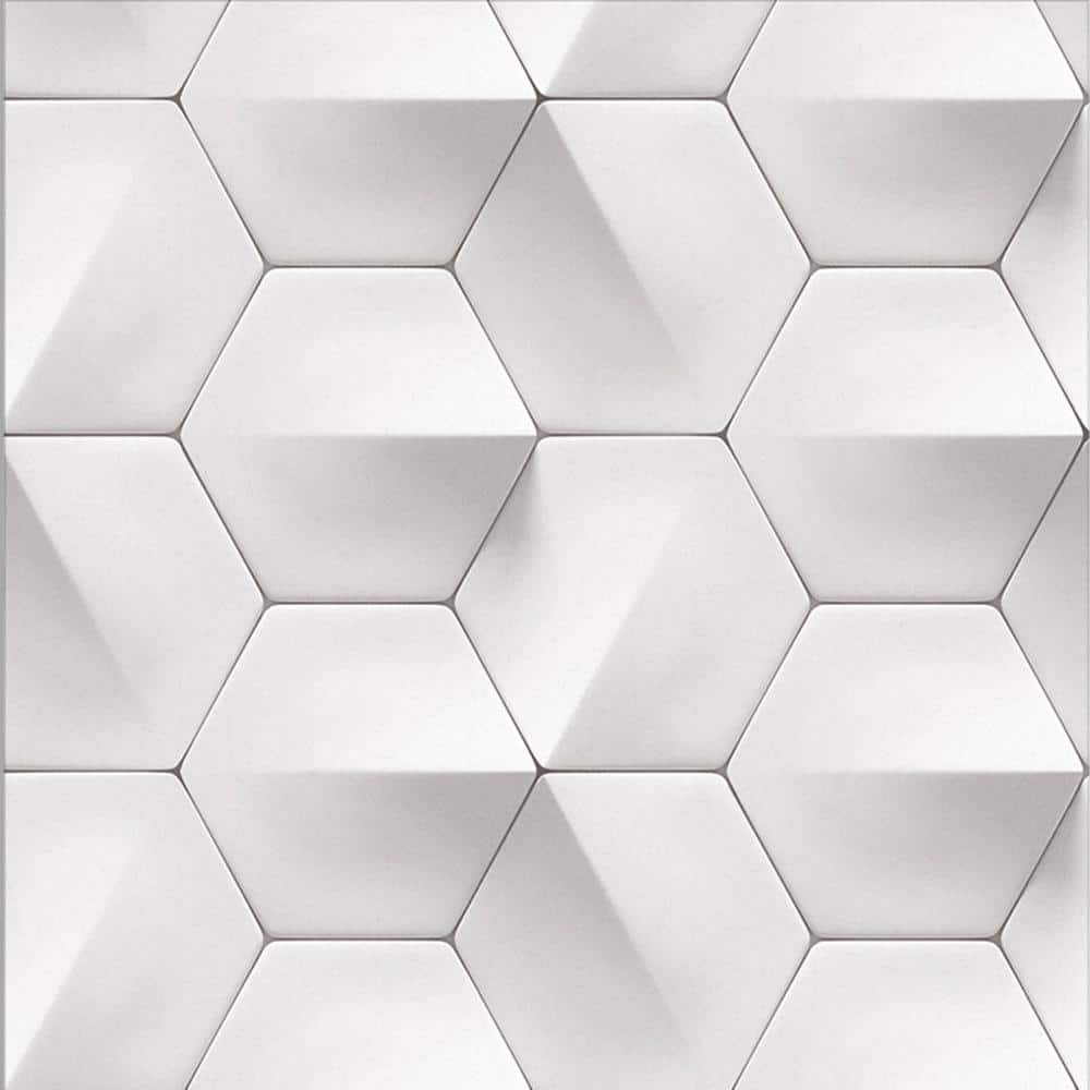 Graham & Brown Hex-a-gone Wallpaper 106439 - The Home Depot