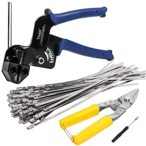 NVNOO Heavy Duty Hollow Wall Gun Anchors Kit Setting Tool with 20 ...