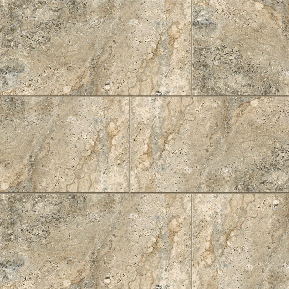 Marazzi Travisano Bernini 12 in. x 24 in. Porcelain Floor and Wall Tile ...