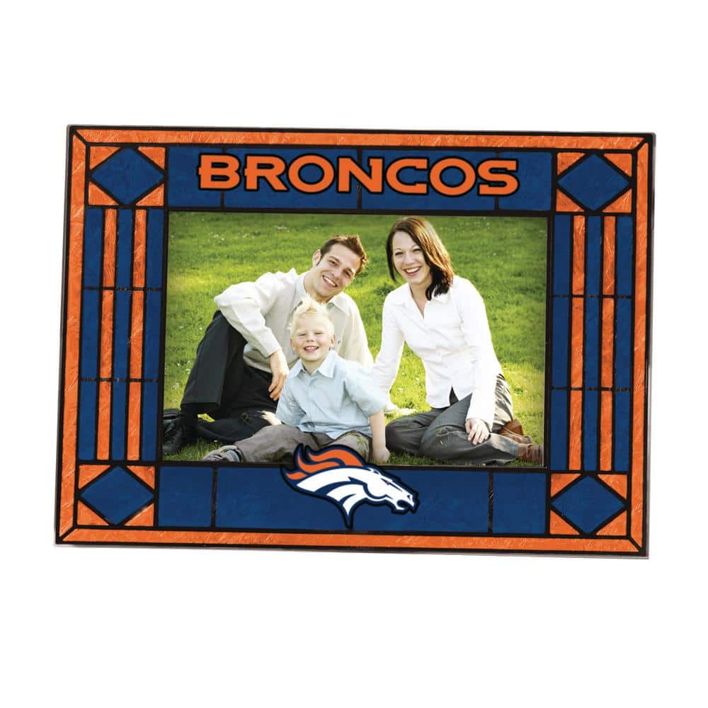 The Memory Company NFL - 4 in. x 6 in. Broncos Gloss Multi Color ...