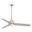 MINKA-AIRE Java 54 in. Integrated LED Indoor Polished Nickel Ceiling ...