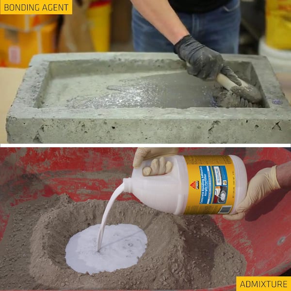 Sika SikaLatex 1 Qt. Concrete Bonding Adhesive and Acrylic Fortifier ...