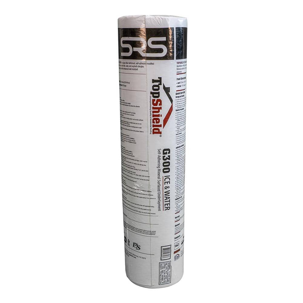 TOP SHIELD 36 in. x 65 ft. TopShield G300 Ice and Water Underlayment ...
