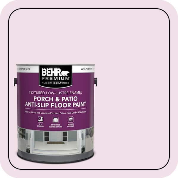 BEHR PREMIUM 1 gal. #M120-1 Pink Proposal Textured Low-Lustre Enamel ...
