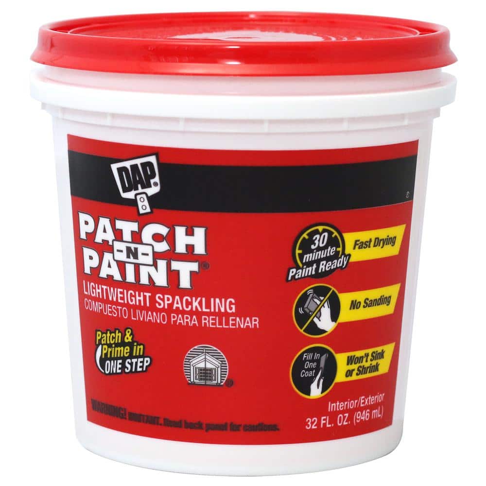 DAP Patch-N-Paint 32 oz. Premium-Grade Lightweight Spackling 01611