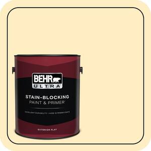 BEHR DYNASTY 1 gal. #350A-3 Pale Sunshine Satin Enamel Exterior Stain ...