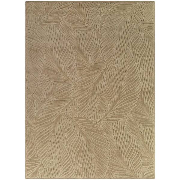 BALTA Alegria Brown 5 ft. x 7 ft. Floral Indoor/Outdoor Area Rug ...