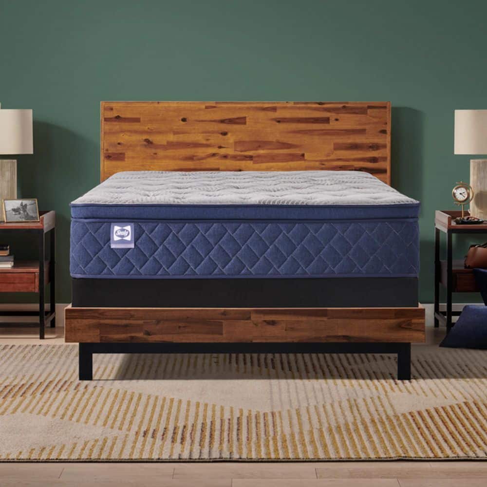 Sealy Dudley Chase King Soft Innerspring 15 in. Pillow Top Mattress Set ...