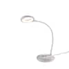 Hampton Bay 19 in. White LED Task Lamp with Color Changing HW-T4419 ...