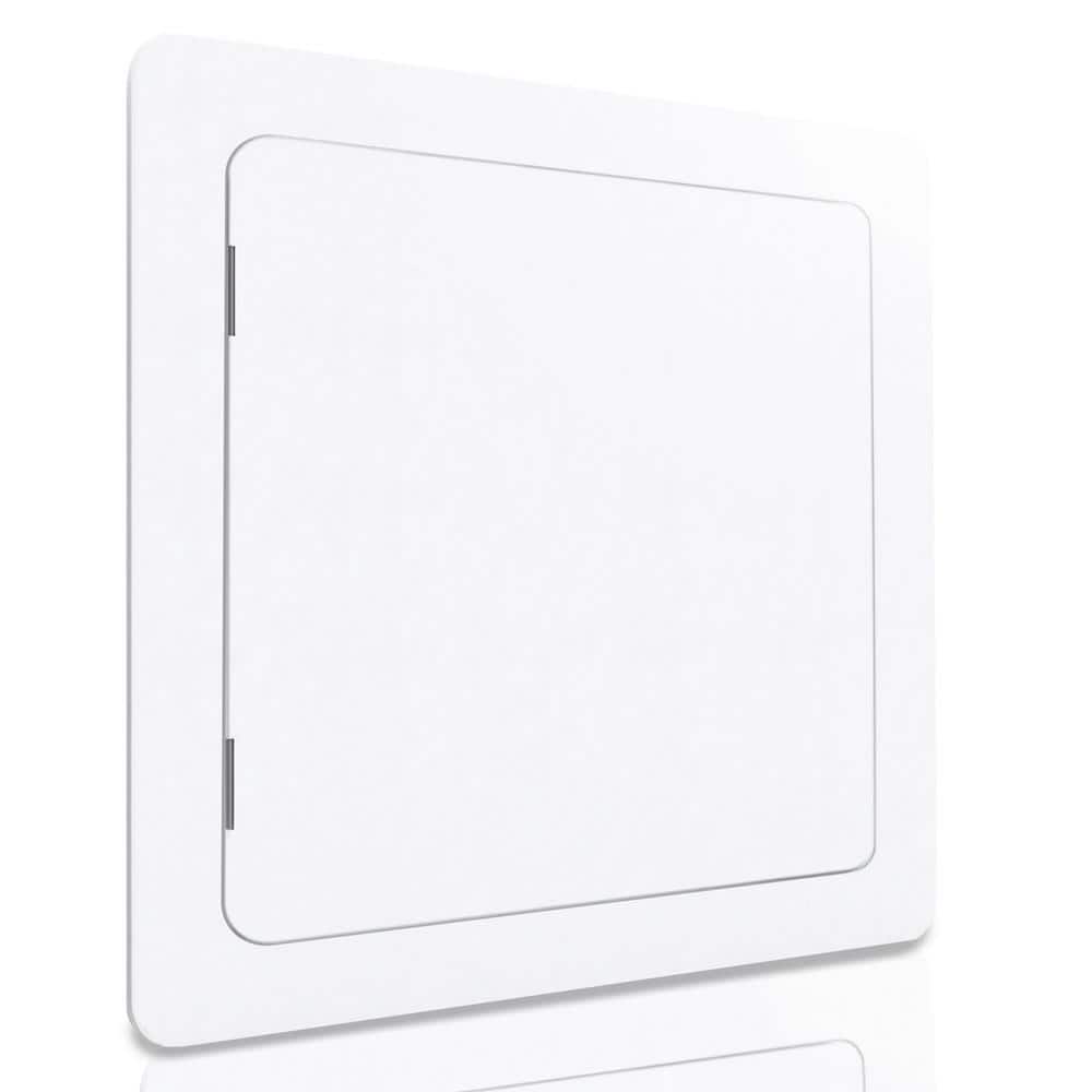 Morvat 12 in. x 12 in. White Plastic Drywall Access Panel MOR-PAP-1212 ...