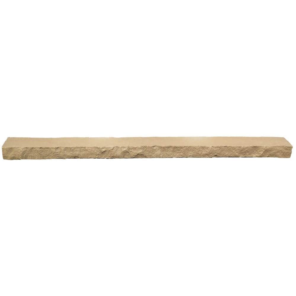 NextStone Sandstone 48 in. x 4 in. Buff Faux Stone Ledger (4-Pack) SS-L ...