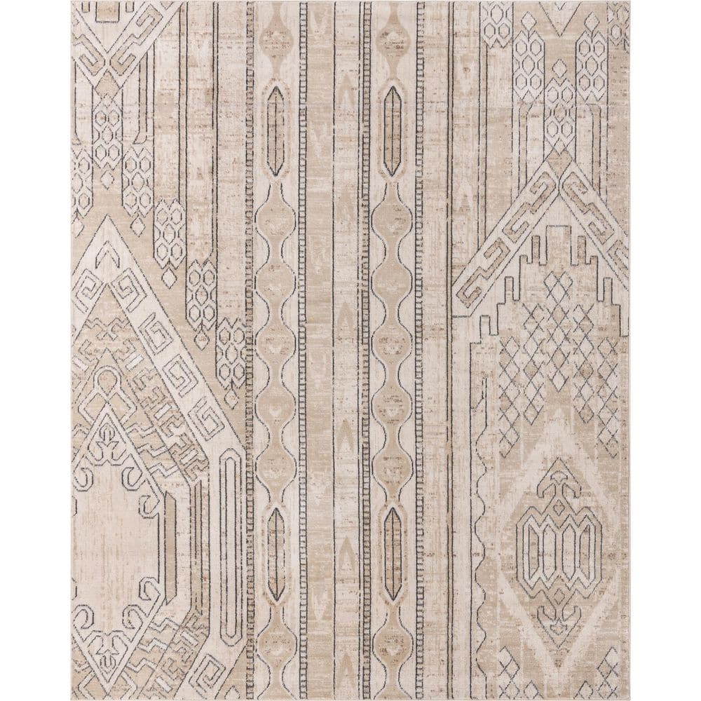 Unique Loom Portland Orford Tan 8 ft. x 10 ft. Area Rug 3147132 - The ...