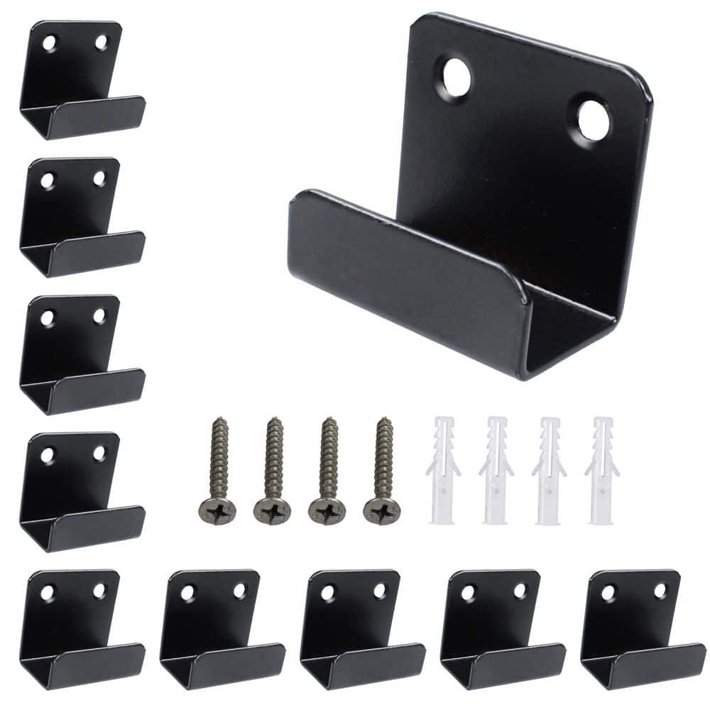 12 pcs Stainless Steel Tile Display Hanger Wall Mounted Bracket Hooks ...