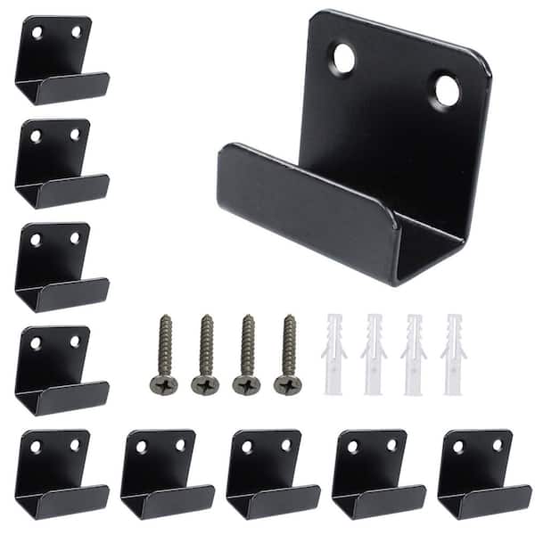 12 pcs Stainless Steel Tile Display Hanger Wall Mounted Bracket Hooks ...