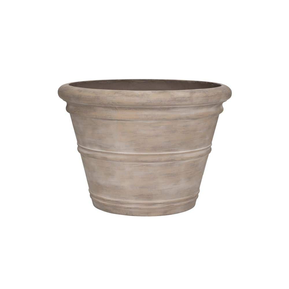 PotteryPots 19 in. H Kyra XL Ficonstone Mediterranean Planter Indoor ...