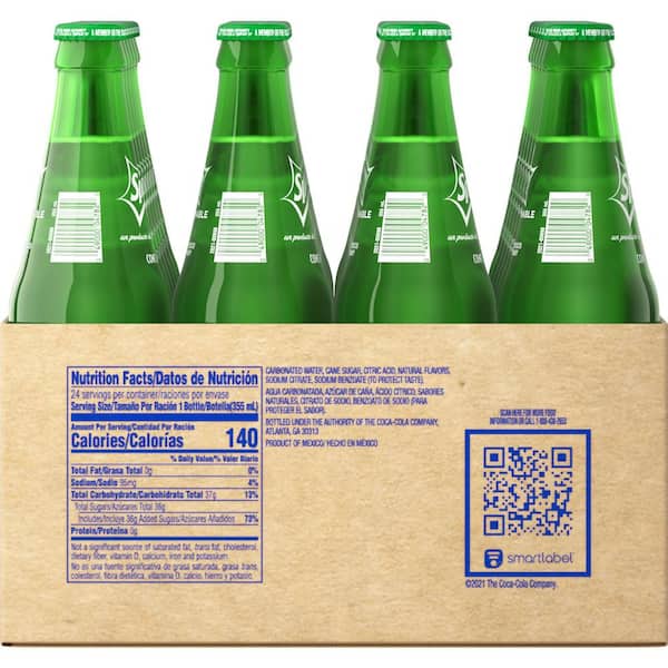 Sprite 355 ml Mexico Glass Bottles (24-Pack) 049000048964 - The Home Depot