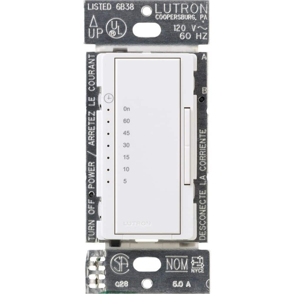 Lutron Maestro Digital Timer Switch, 5-Amp Fan/600-Watt Incandescent ...