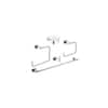 GROHE Essentials Cube Master 5-Piece Bath Hardware Set in StarLight ...