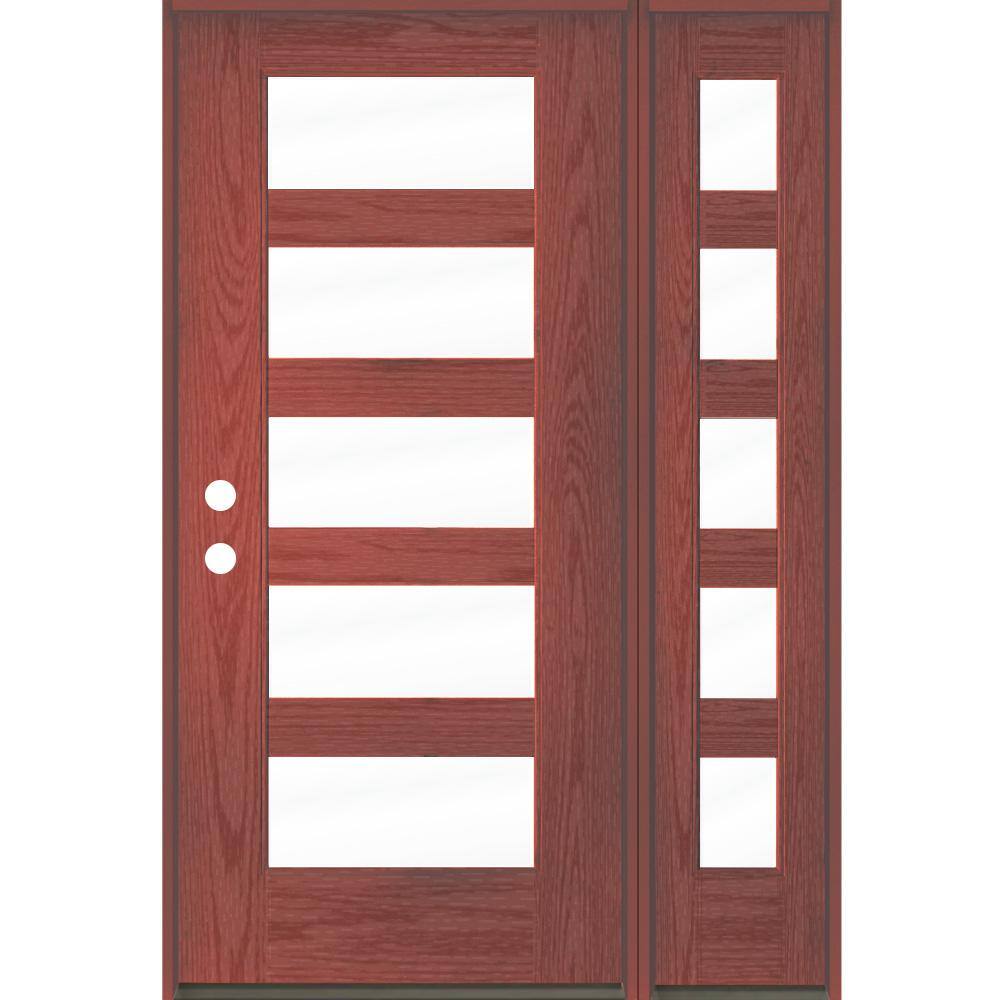 Krosswood Doors ASCEND Modern 50 in. x 80 in. 5-Lite Right-Hand/Inswing ...