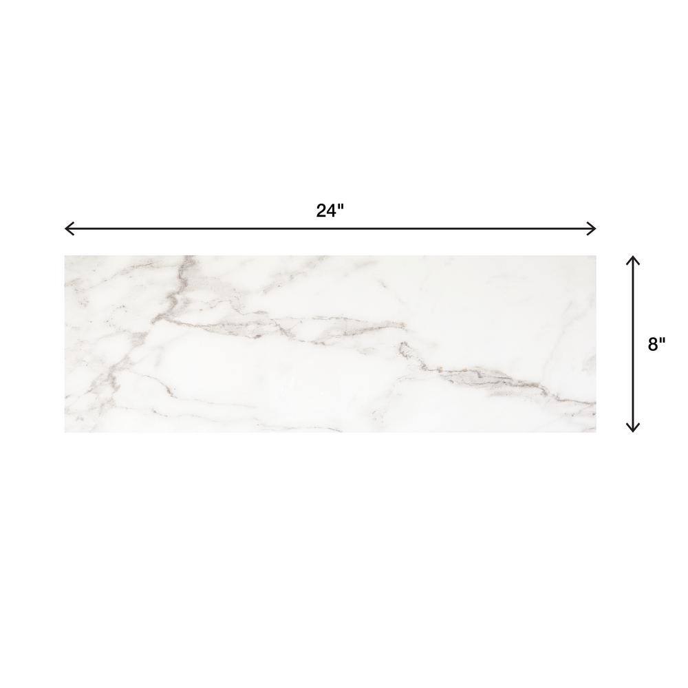 LuxeCraft Calacatta Gold Marble 8 in. x 24 in. | Ubuy Nepal