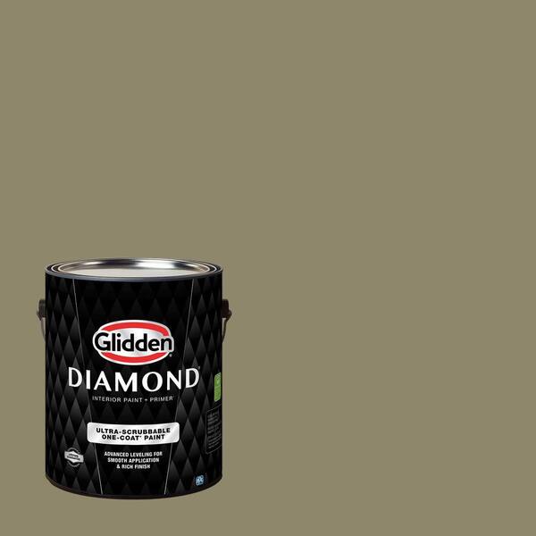 Glidden Diamond 1 gal. PPG1027-5 Rattan Palm Ultra-Flat Interior Paint ...