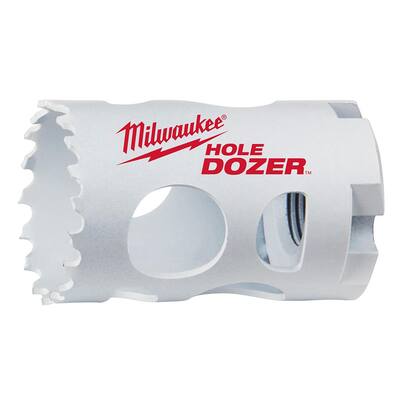 Milwaukee 1-1/4 in. Hole Dozer Bi-Metal Hole Saw with 3/8 in. Arbor & Pilot Bit 49-56-9664