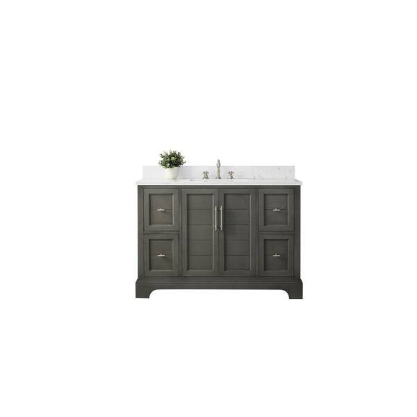 Vanity Art Chambery 48 in. W x 22 in. D x 34.5 in. H Bathroom Vanity in ...